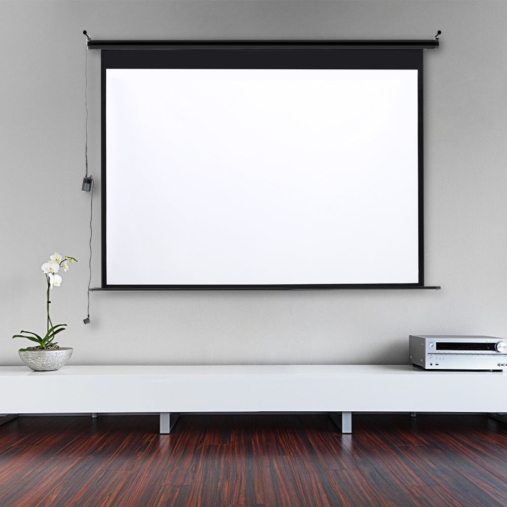 153cm L x 105cm W Manual Pull Down Retractable Projector Screen ...