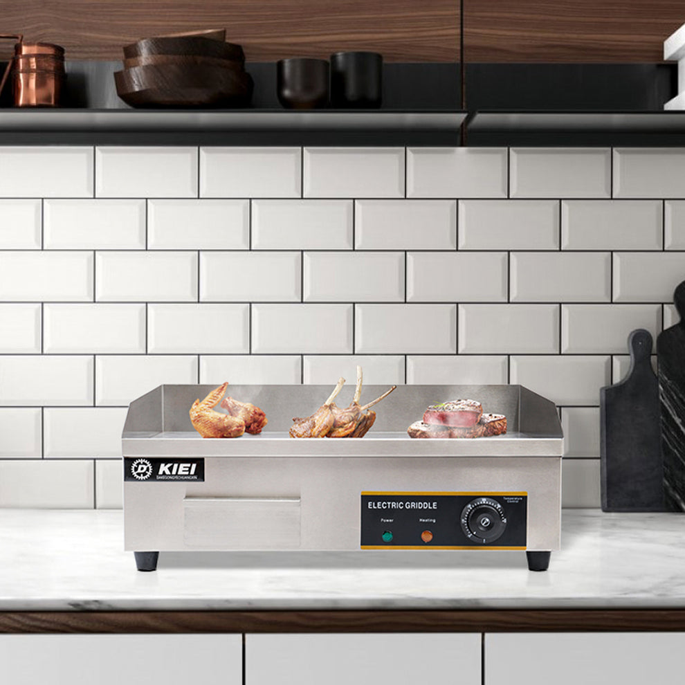 Commercial Electric Countertop Hotplate Griddle 55cm – Bathroom Deco