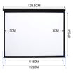 60 Inch HD Manual Pull Down Projector Screen – Bathroom Deco