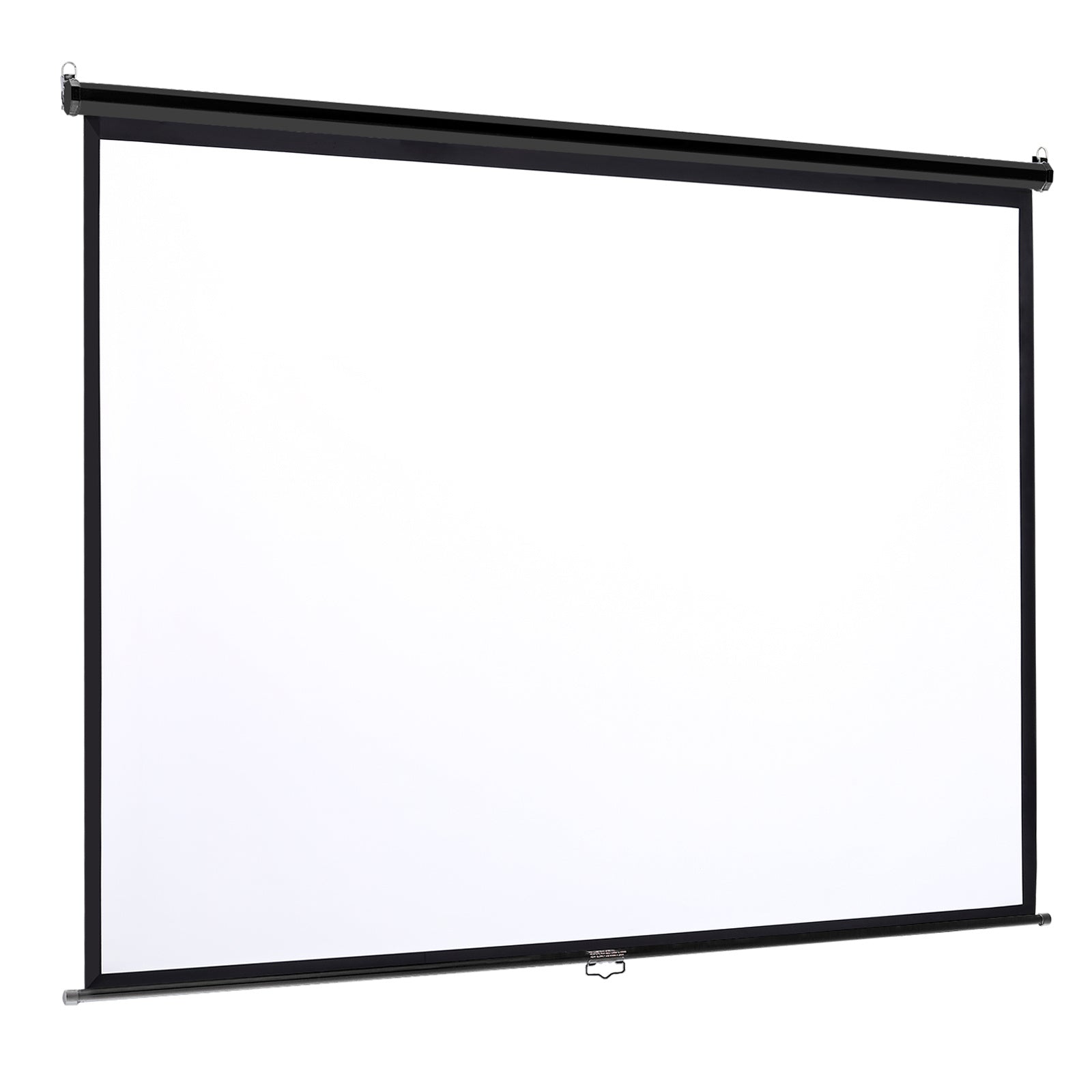 60 Inch HD Manual Pull Down Projector Screen – Bathroom Deco