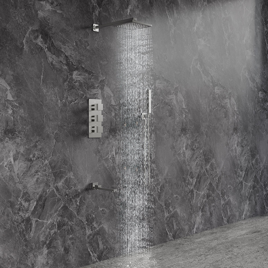 3 Way Concealed Thermostatic Shower System with Degree Control ...